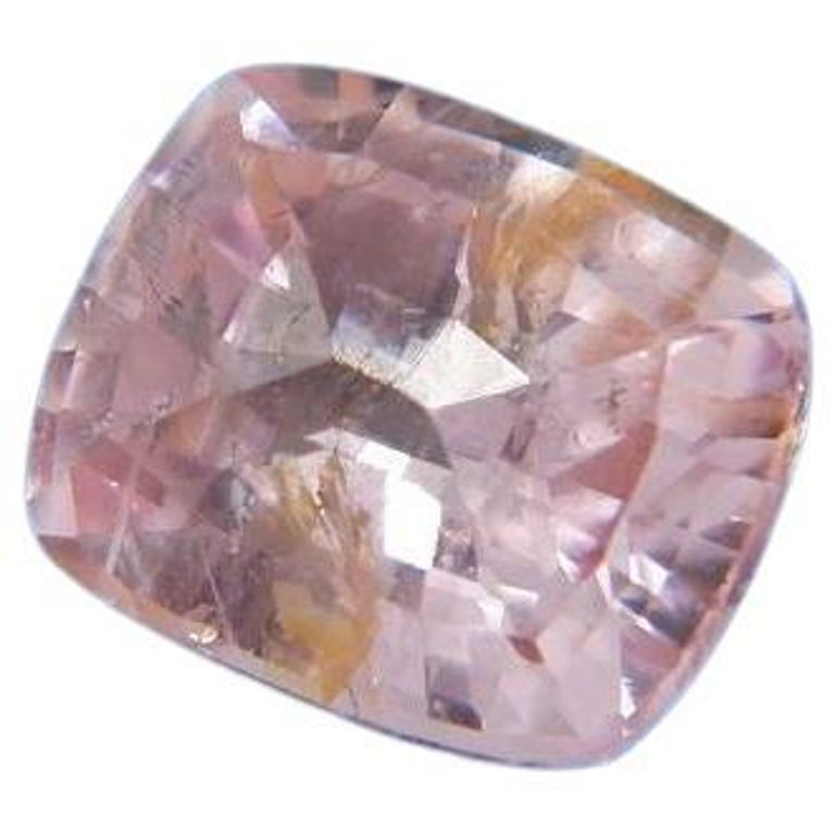 Padparadscha Sapphire, Gia, Handcrafted For Sale at 1stDibs