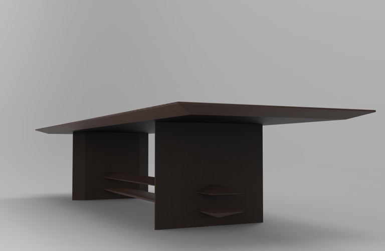 Pagoda Dining Table by Timbart For Sale at 1stDibs