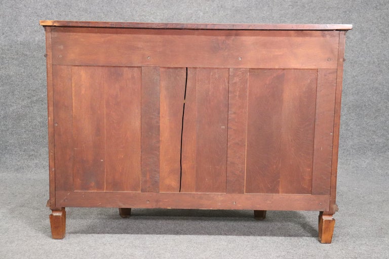 Paint Decorated Satinwood English Adams Style English Commode circa ...