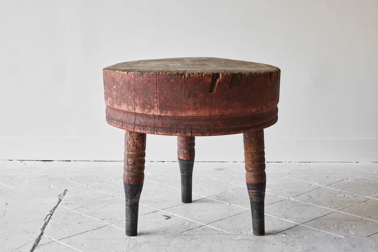 Painted 19th Century French Billot Table at 1stDibs