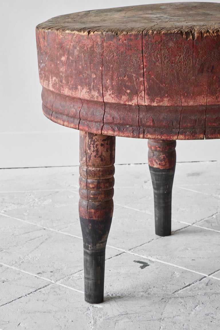 Painted 19th Century French Billot Table at 1stDibs