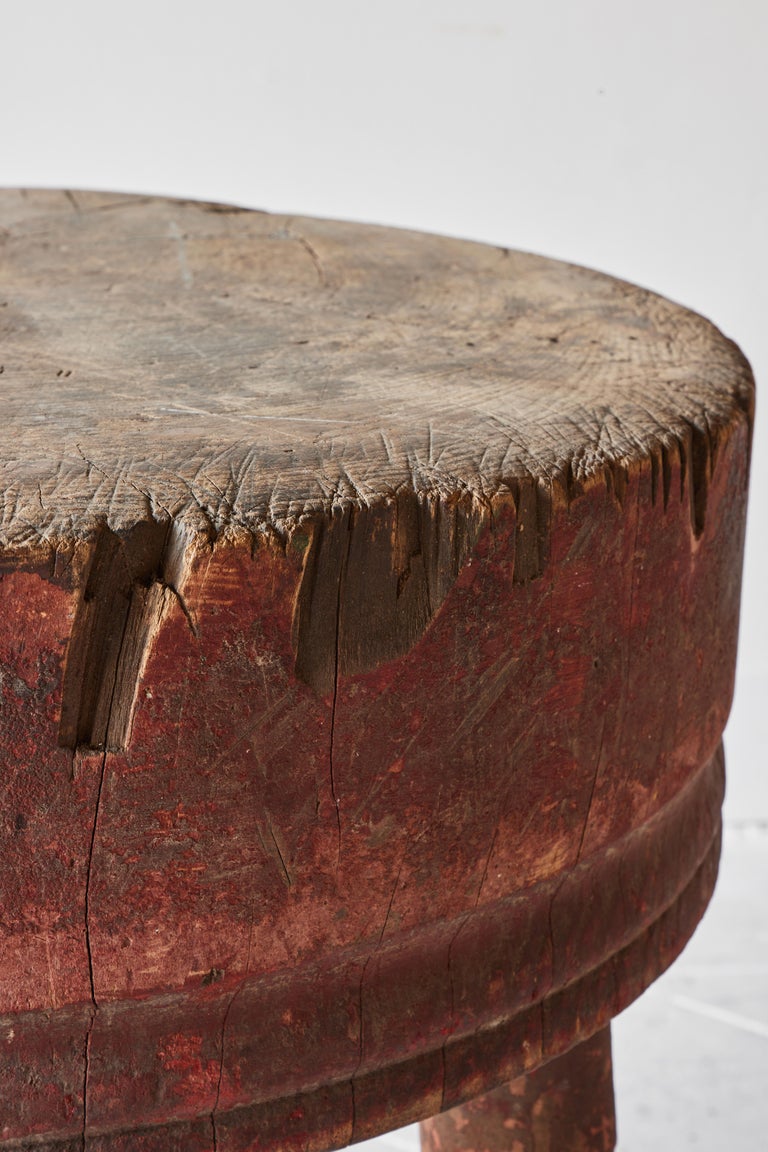 Painted 19th Century French Billot Table at 1stDibs