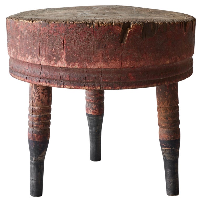 Painted 19th Century French Billot Table at 1stDibs