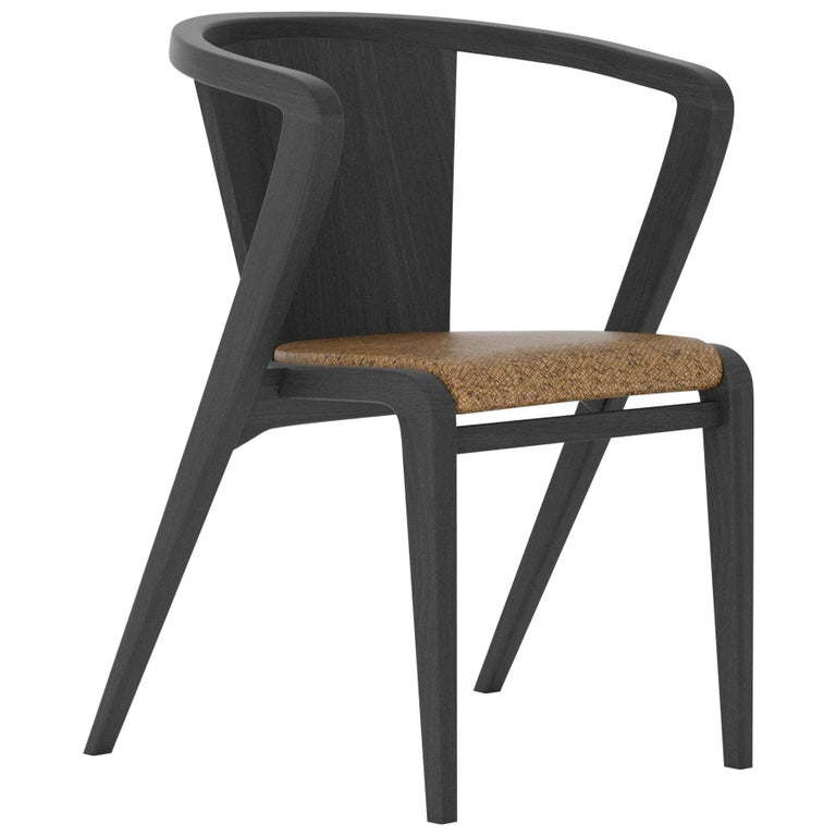 Painted Ash and Fabric Portuguese Roots Chair by Alexandre Caldas For ...