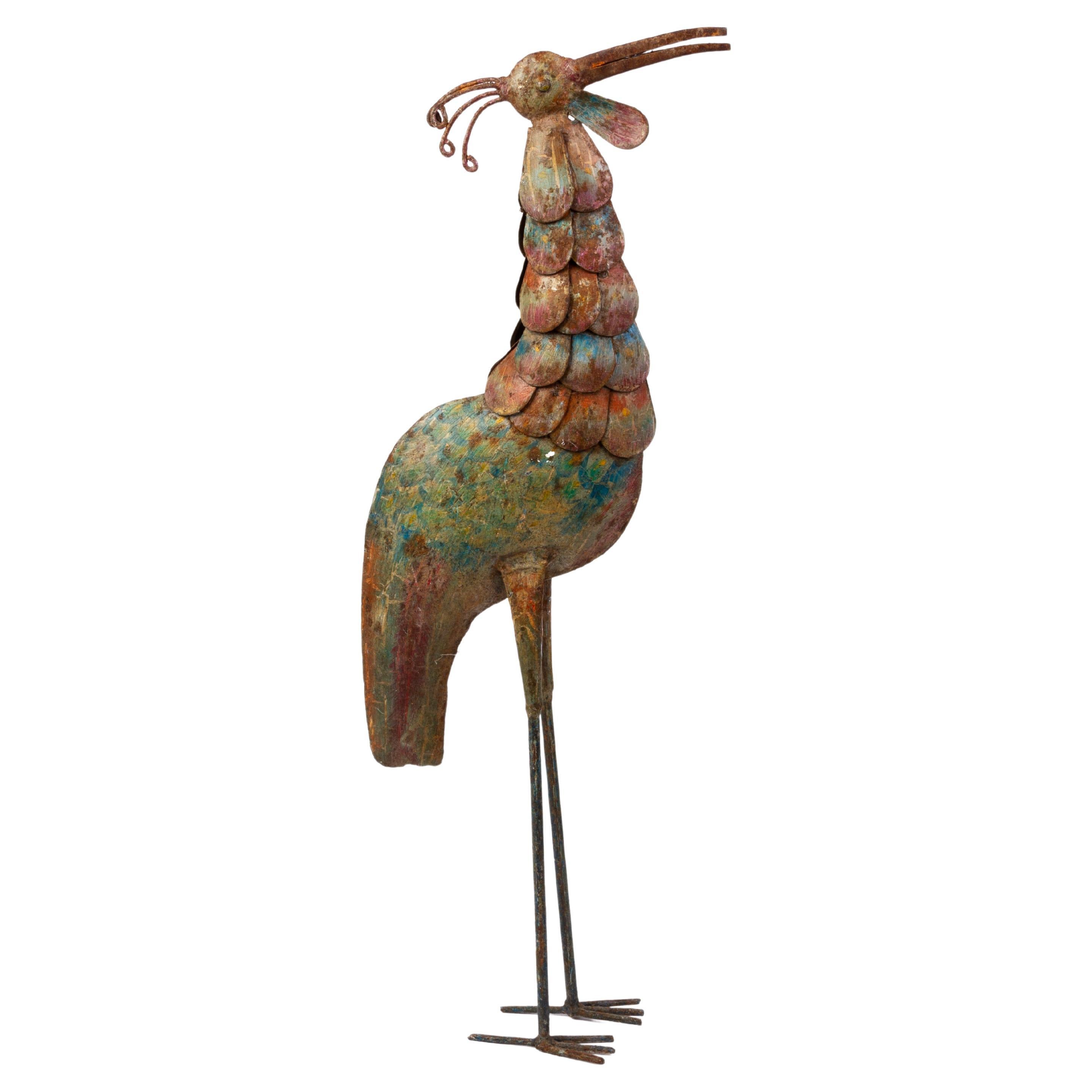 Painted Wooden Cubist Bird Sculpture at 1stDibs | bird sculpture wood ...