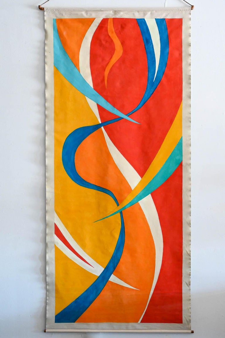 Painted Canvas Wall Hanging by Arizona/California Artist Jean Klafs ...