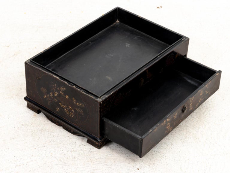 Painted Chinese Style Box For Sale at 1stDibs