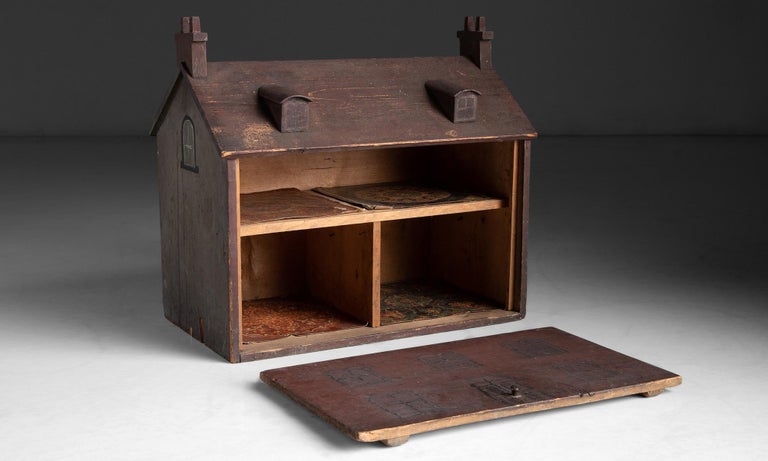 Painted Dolls House, England circa 1810 For Sale at 1stDibs
