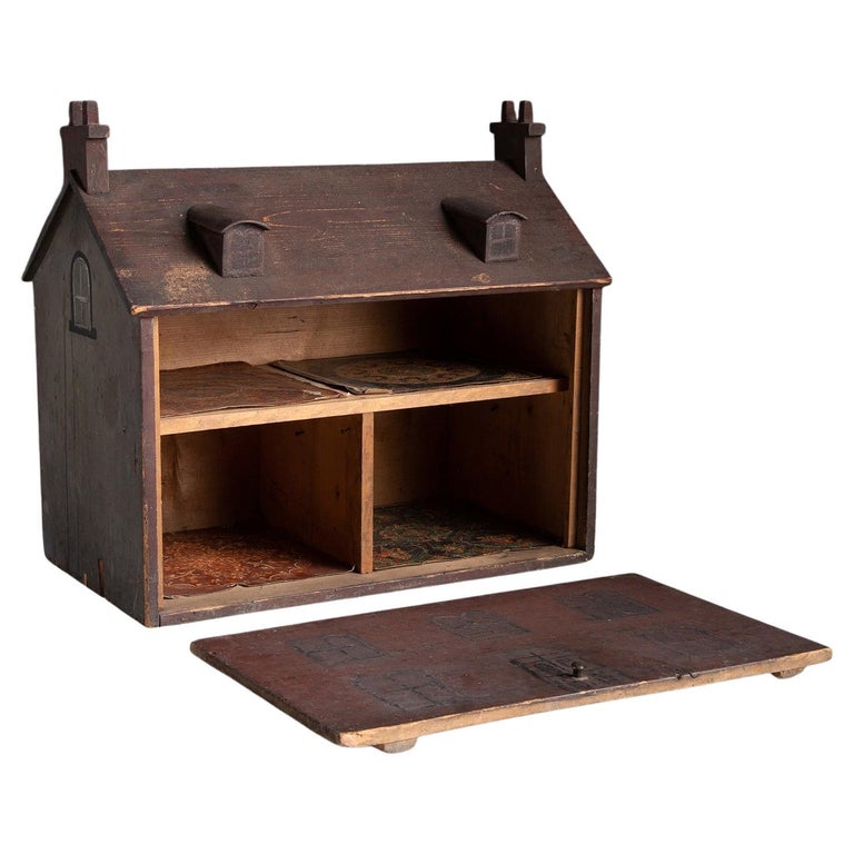 Painted Dolls House, England circa 1810 For Sale at 1stDibs
