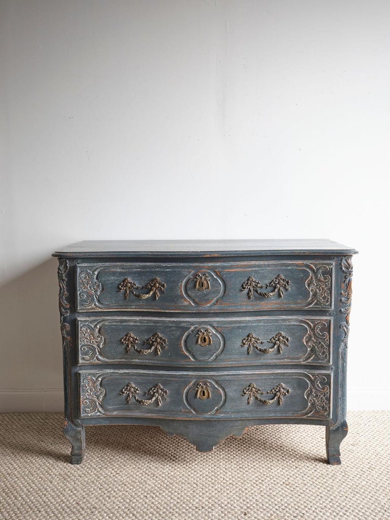 Painted French Commode, circa 1715 For Sale at 1stDibs