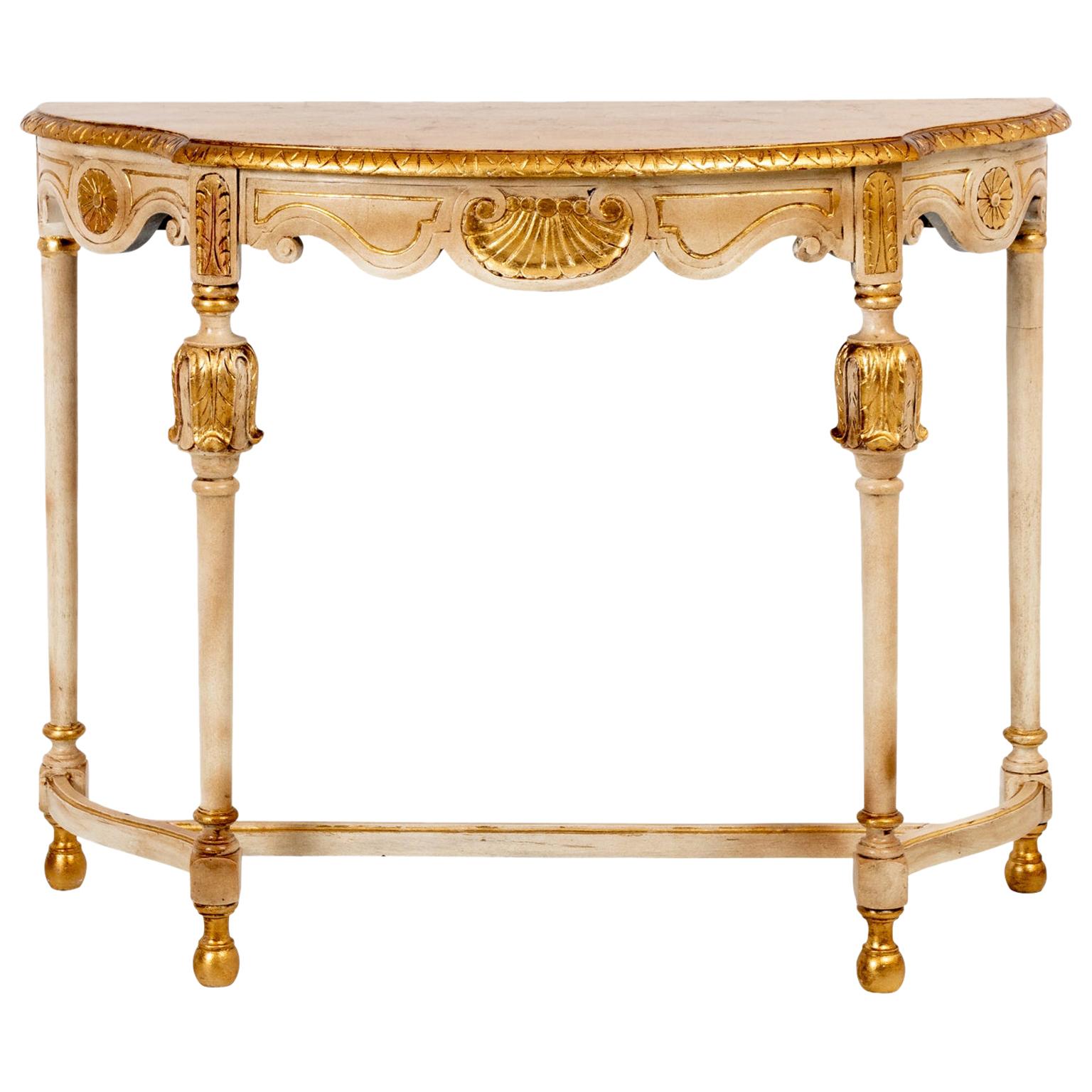 Samuel Marx Demilune Table For Sale at 1stDibs