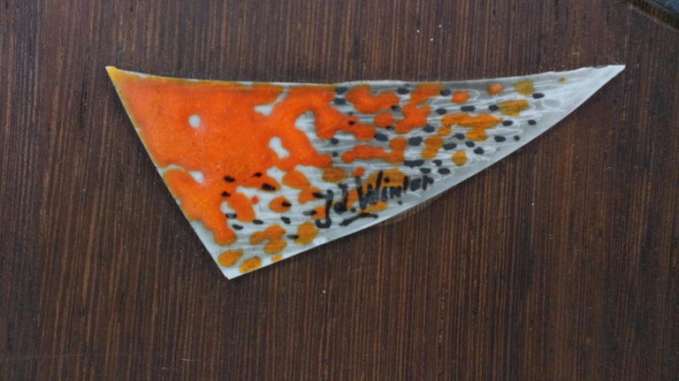 Painted Glass Mosaic/Painting/Artwork by J.D. Winter, 1950s ...