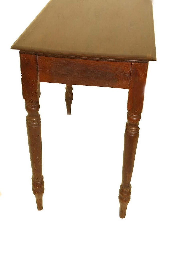 Painted One Drawer Side Table For Sale at 1stDibs