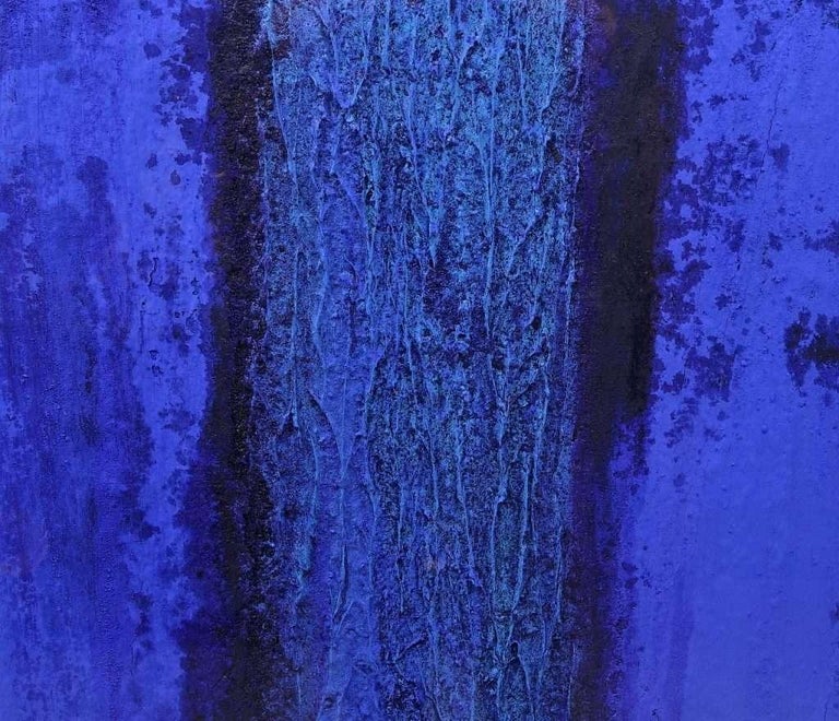 Painted Painting Marcello Lo Giudice "Eden Blu" 2017 For Sale at 1stDibs
