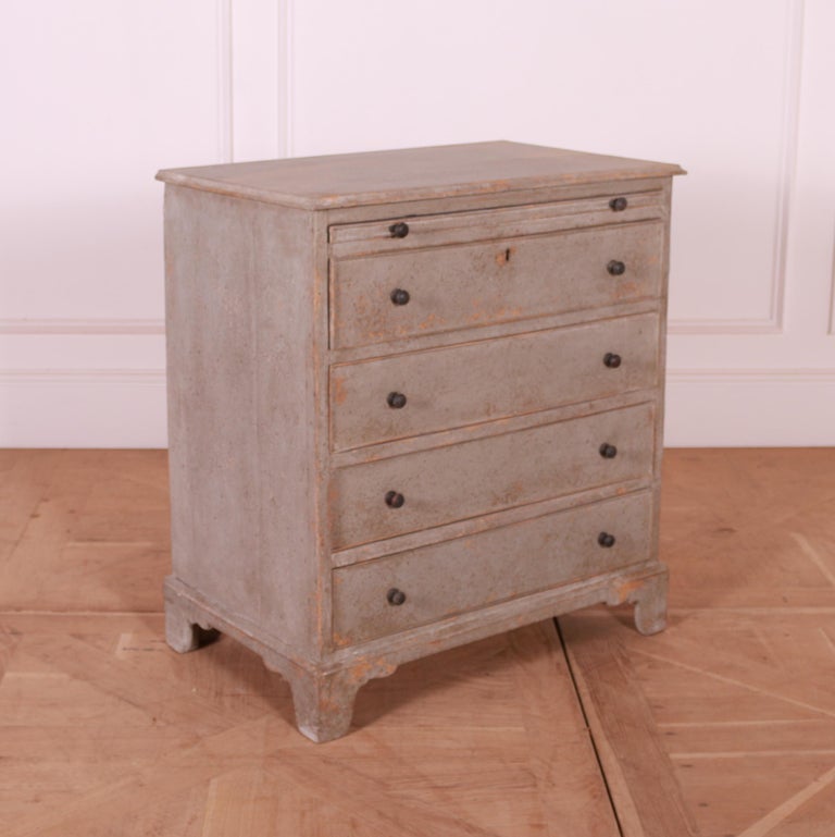 Painted Pine Chest of Drawers at 1stDibs