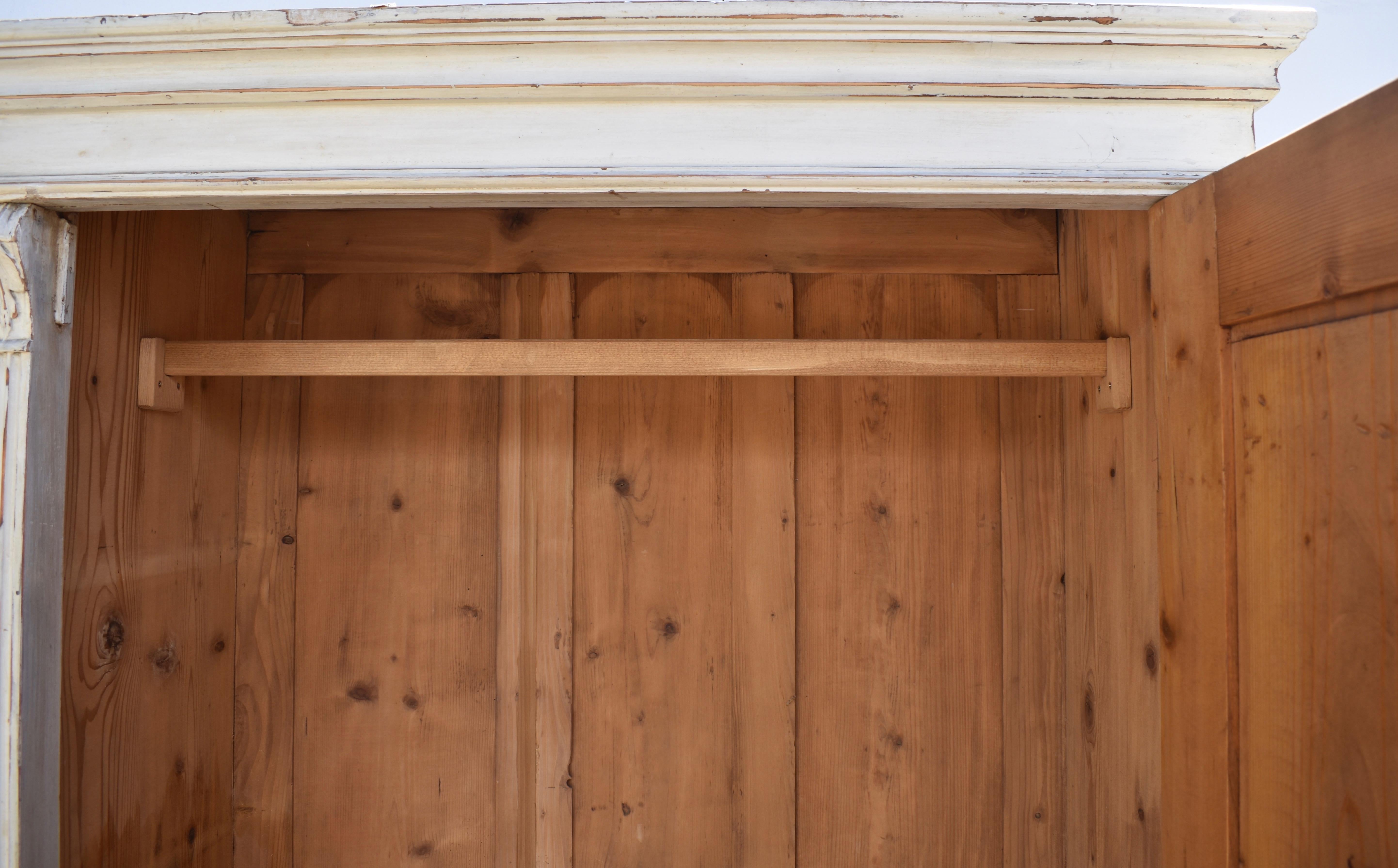 Painted Pine Single Door Wardrobe at 1stDibs | pine painted wardrobes ...