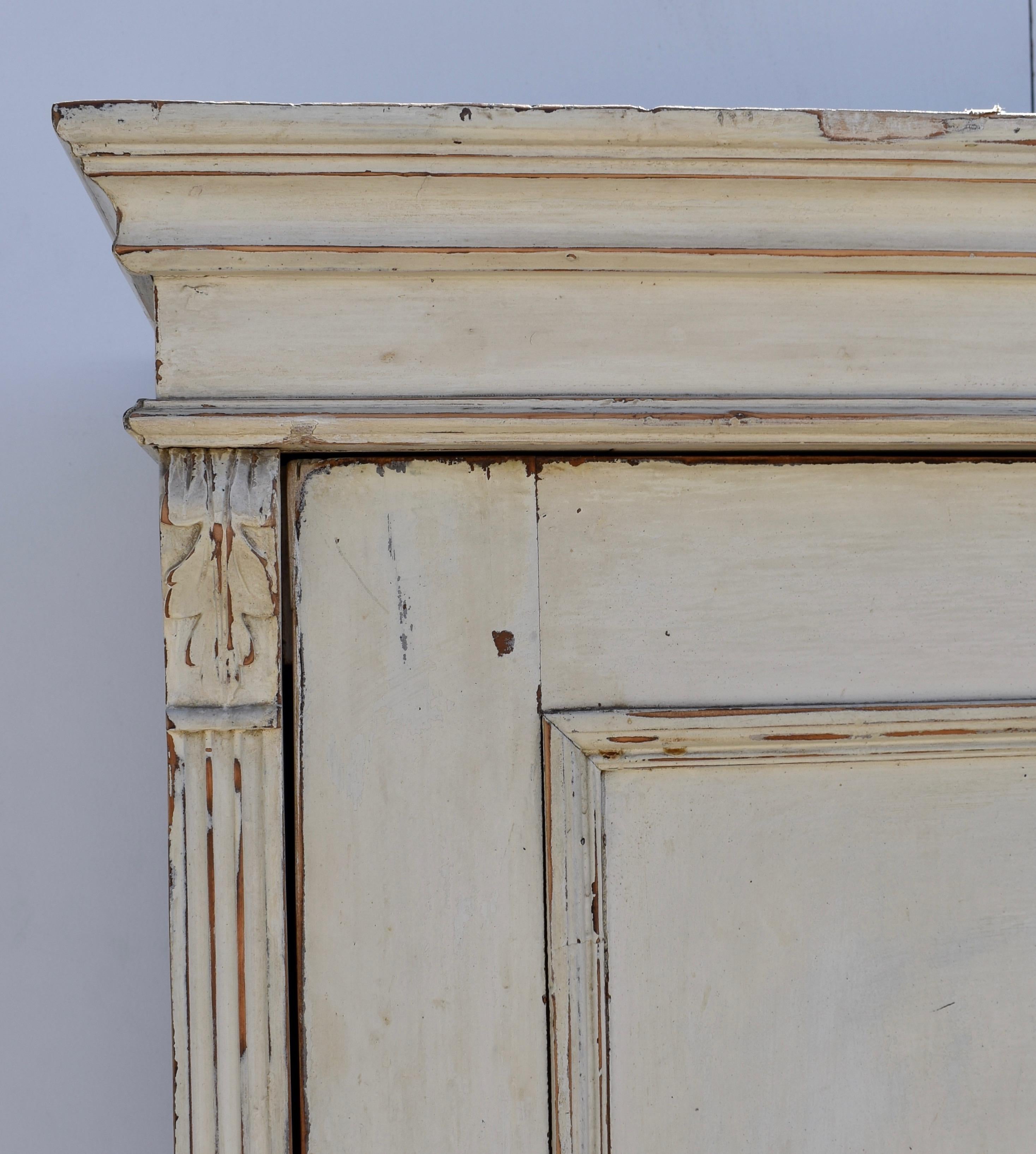 Painted Pine Single Door Wardrobe at 1stDibs | pine painted wardrobes ...