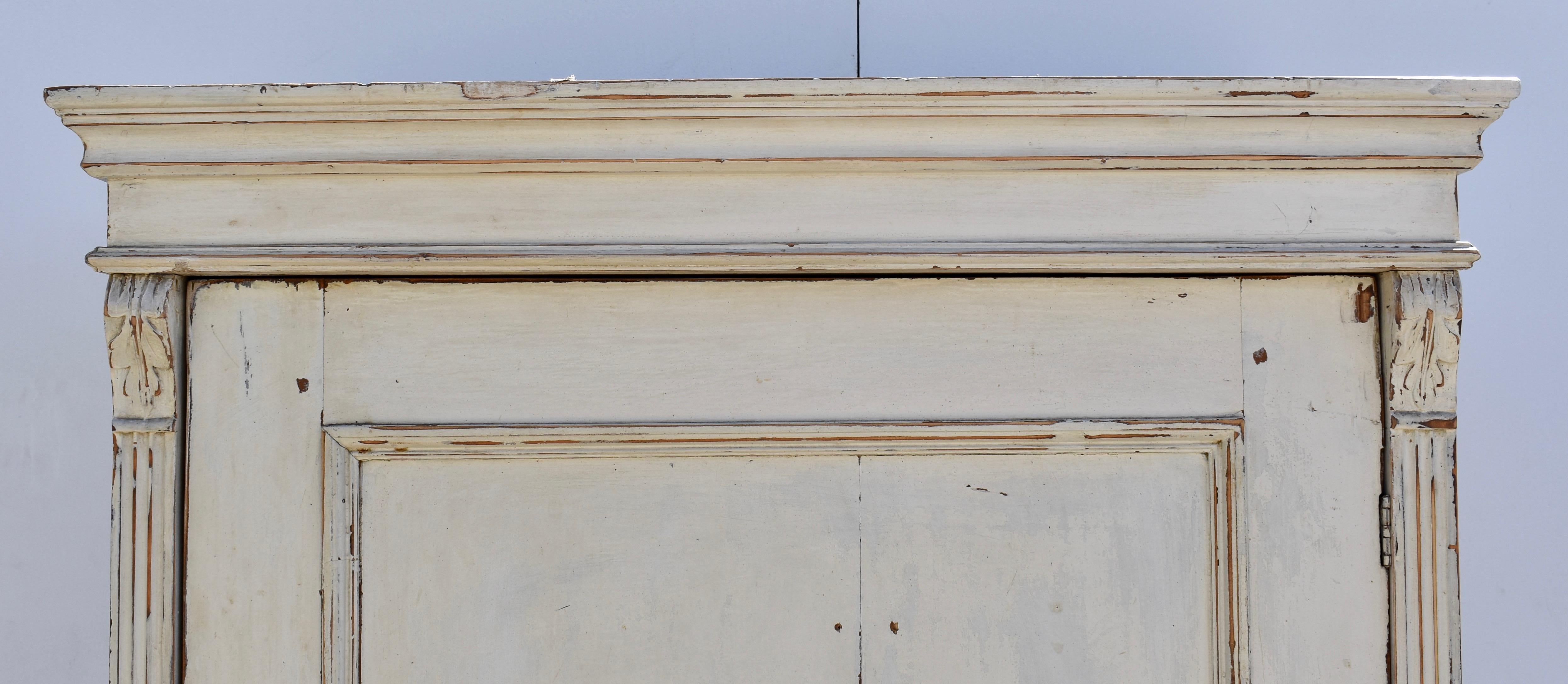 Painted Pine Single Door Wardrobe at 1stDibs | pine painted wardrobes ...