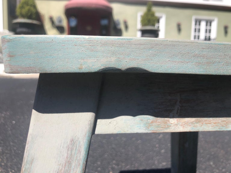 Painted Pine Stool or Small Table For Sale at 1stDibs