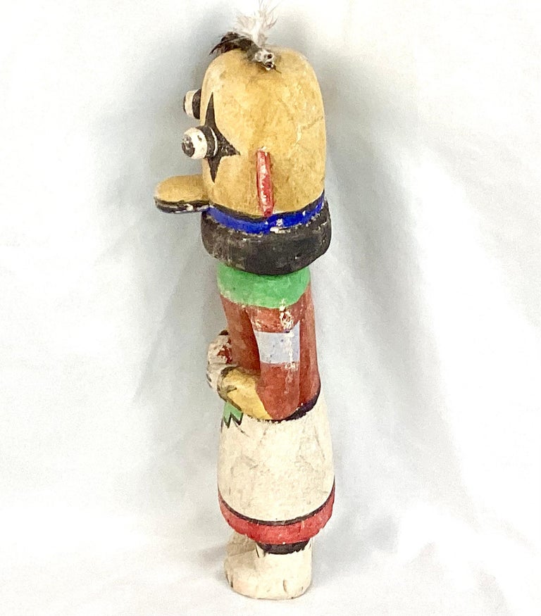 Painted Wood Hopi Katsina Kachina Figure (#2) For Sale at 1stDibs
