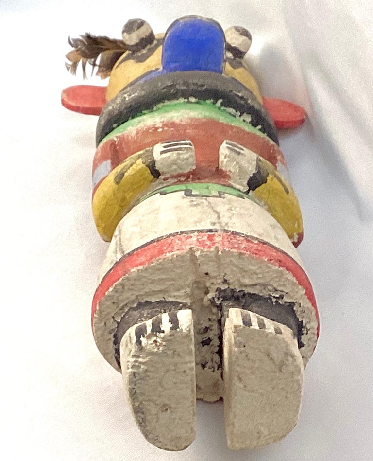 Painted Wood Hopi Katsina Kachina Figure (#2) For Sale at 1stDibs