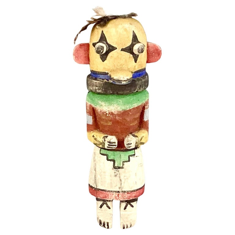 Painted Wood Hopi Katsina Kachina Figure (#2) For Sale at 1stDibs
