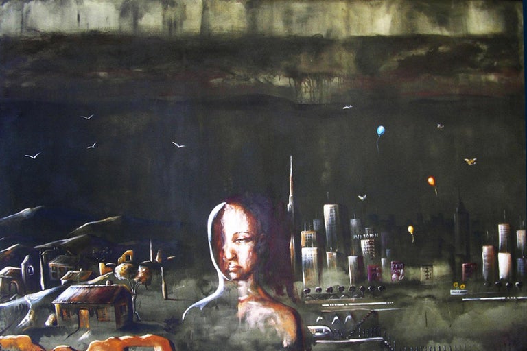 Painting Acrilyc on Canvas by Rabanillo de la Fuente ¨Between Two ...