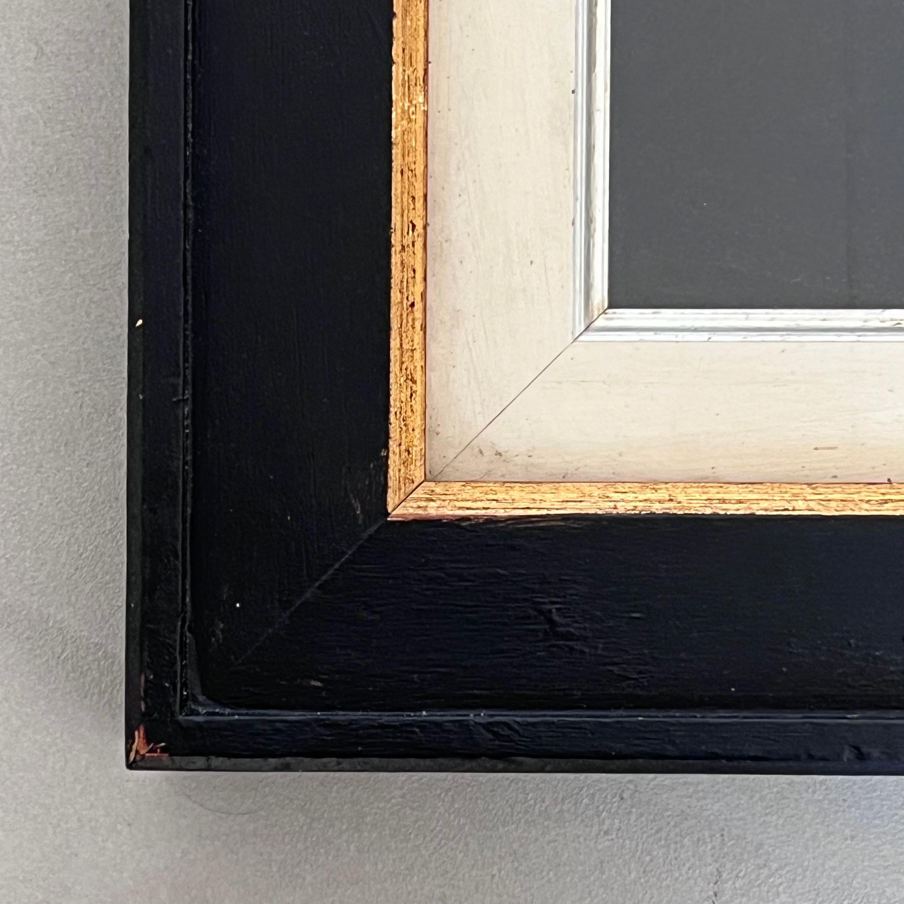 Painting by Italian Artist Giuseppe Riccardo Lanza, Edition of 50, Black Artwork For Sale at 1stDibs