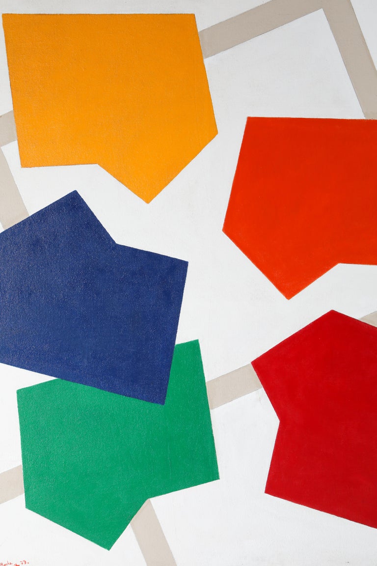 Painting by René Roche, Artwork, France, 1979 For Sale at 1stDibs