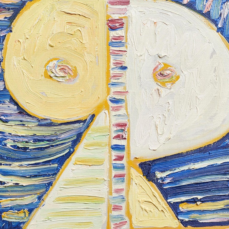 Painting Egill Jacobsen, 1963 Oil on Canvas Cobra Group at 1stDibs