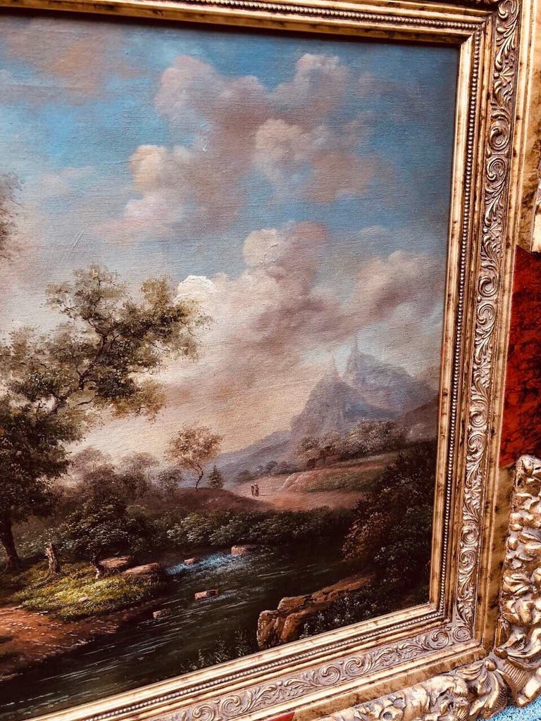 Painting "Making For the Tryel" William Fleming Vallance, Oil on Canvas ...