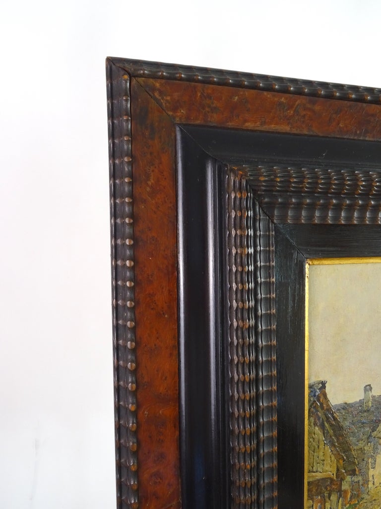 Painting 'Mountain Landscape' circa 1920, Angelo Pavan For Sale at 1stDibs