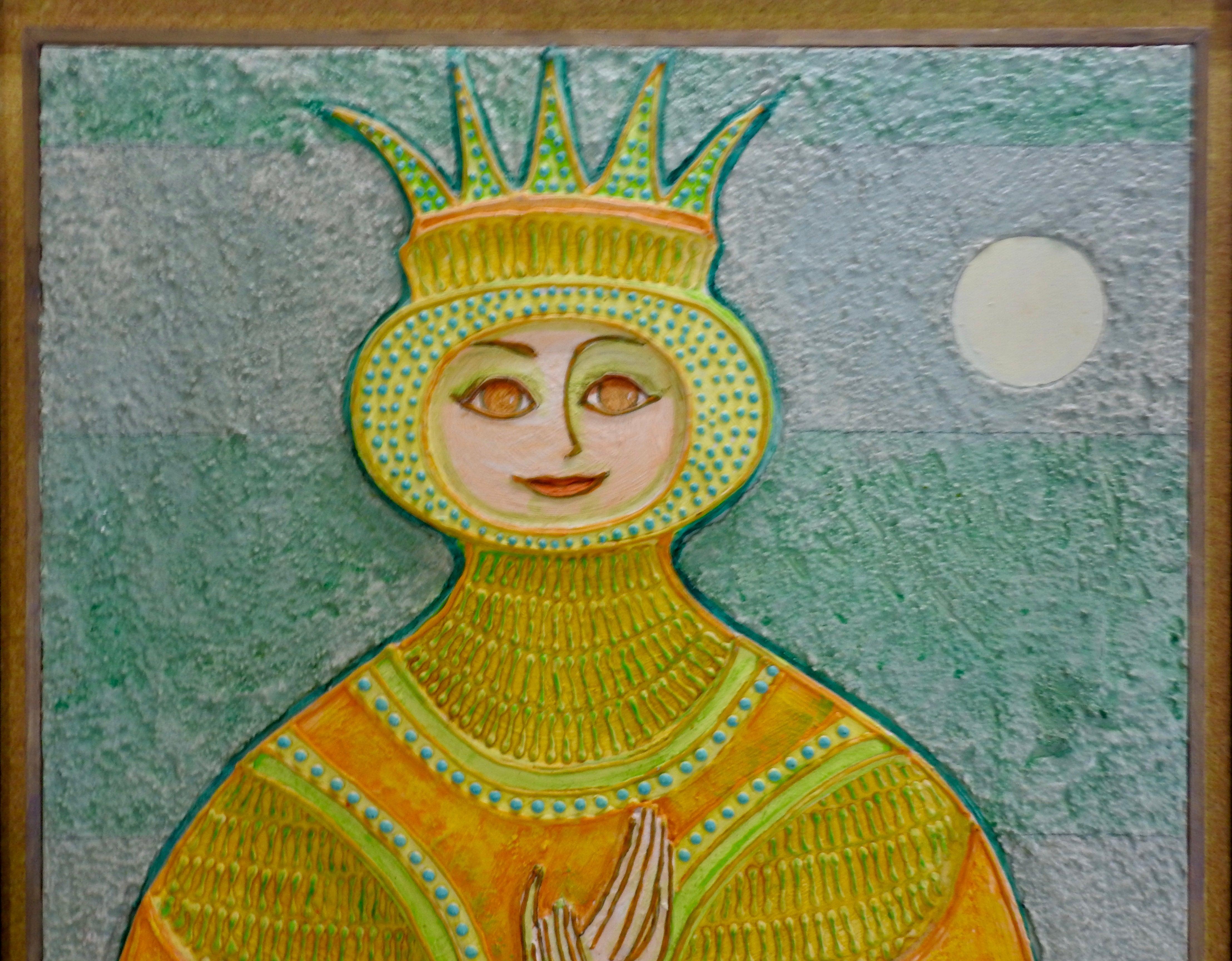 Painting of a Queen by John Nartker Midcentury For Sale at 1stDibs ...