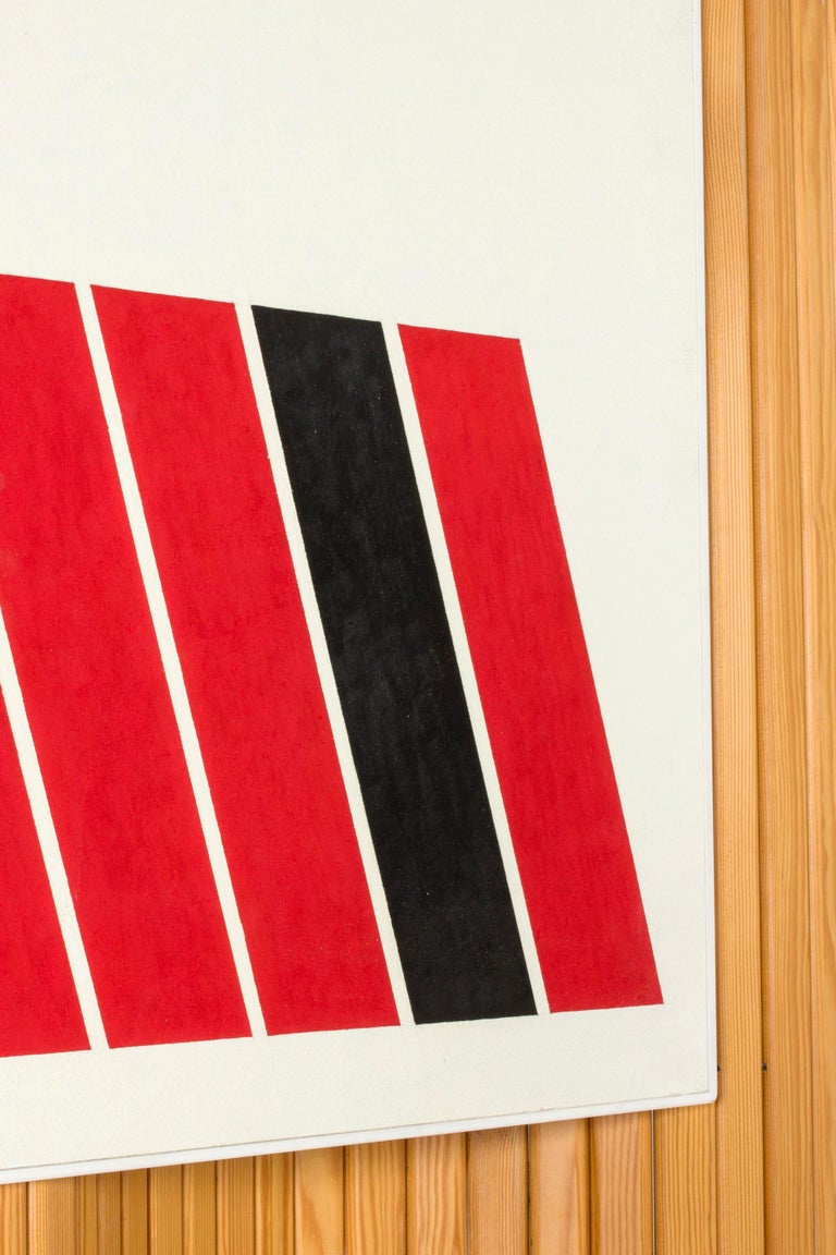 Painting "Q" by Lars Erik Falk, Sweden, 1987 For Sale at 1stDibs