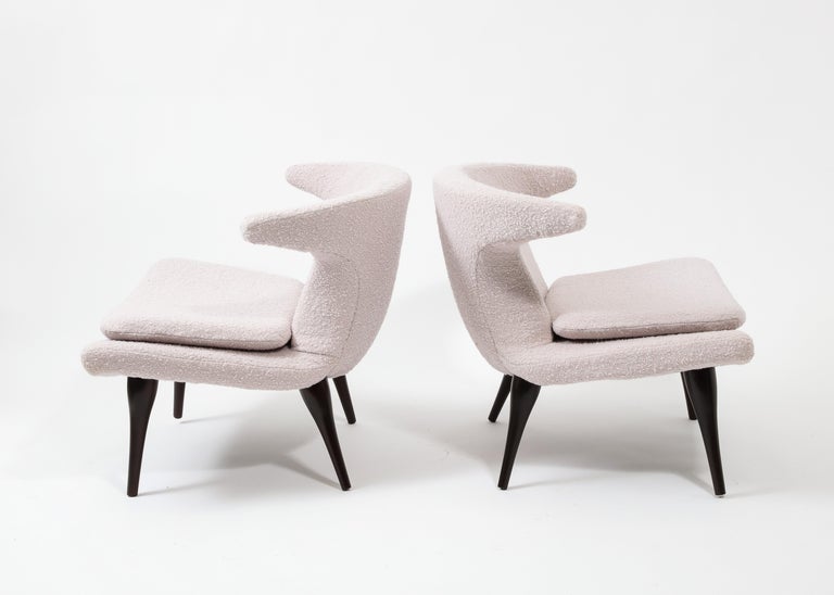 Pair of "Horn" Chairs by Karpen of California, USA, 1960s For Sale at ...