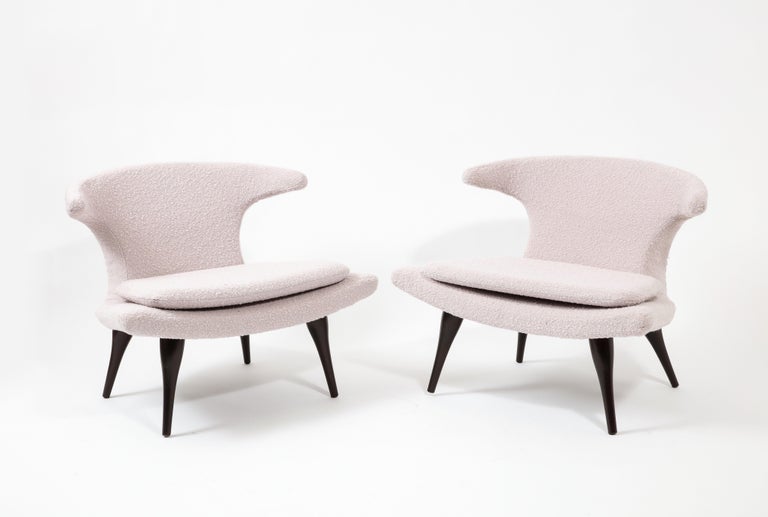 Pair of "Horn" Chairs by Karpen of California, USA, 1960s For Sale at ...
