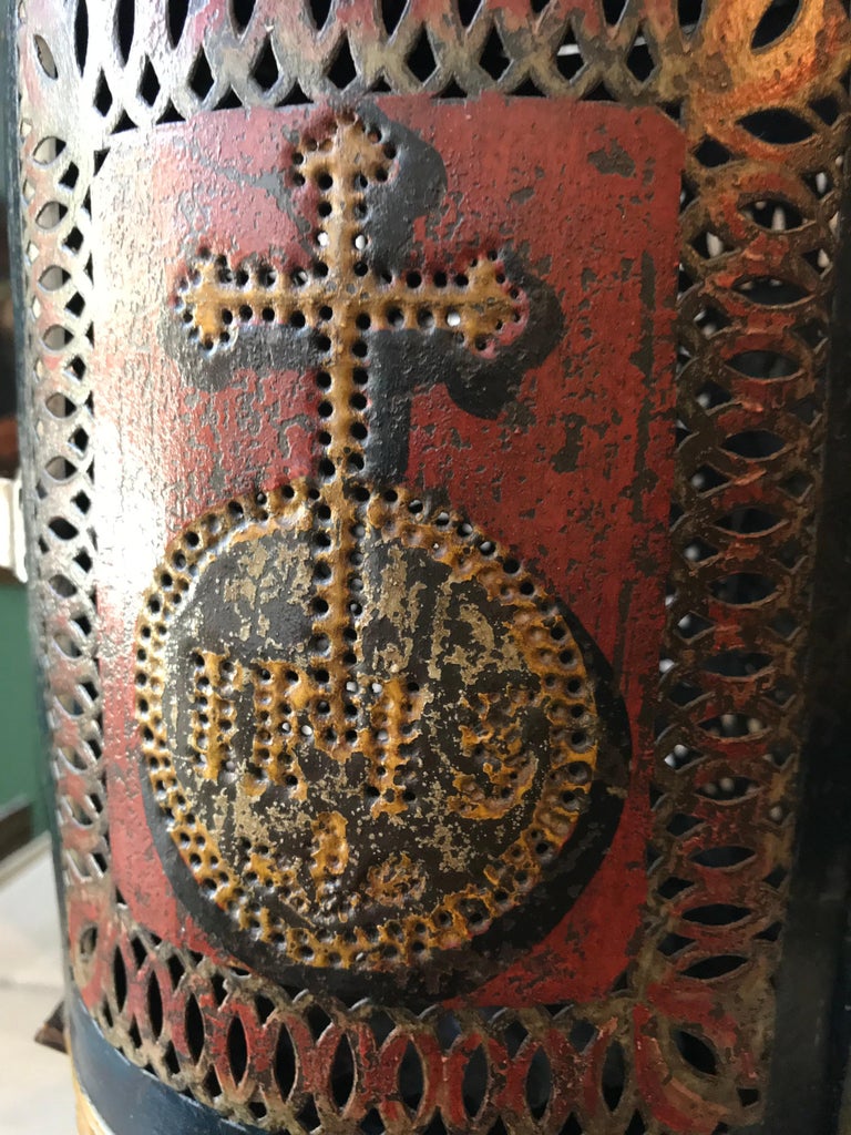 Pair Continental Central European Candle Lanterns table Lamps ...