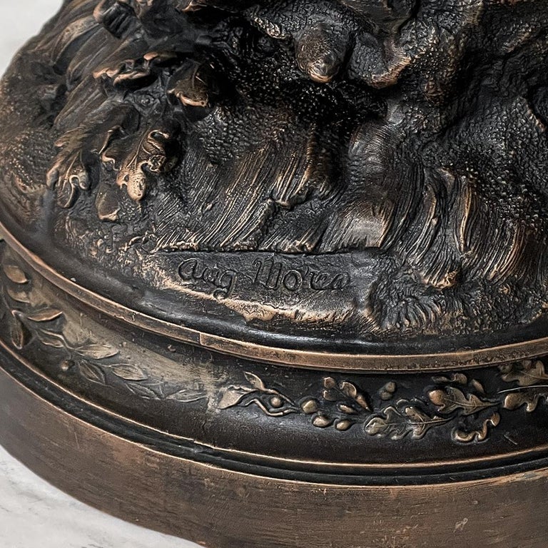 Pair 19th Century French Bronze Statues by Auguste Moreau '1855-1919 ...