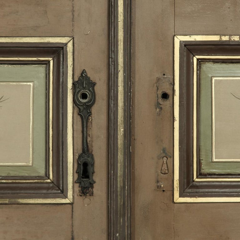 Pair of 19th Century French Hand Painted Paneled Interior Doors For ...
