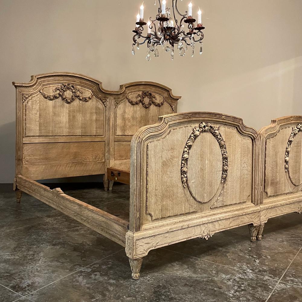 Pair 19th Century French Louis XVI Beds That Join Together For Sale at ...