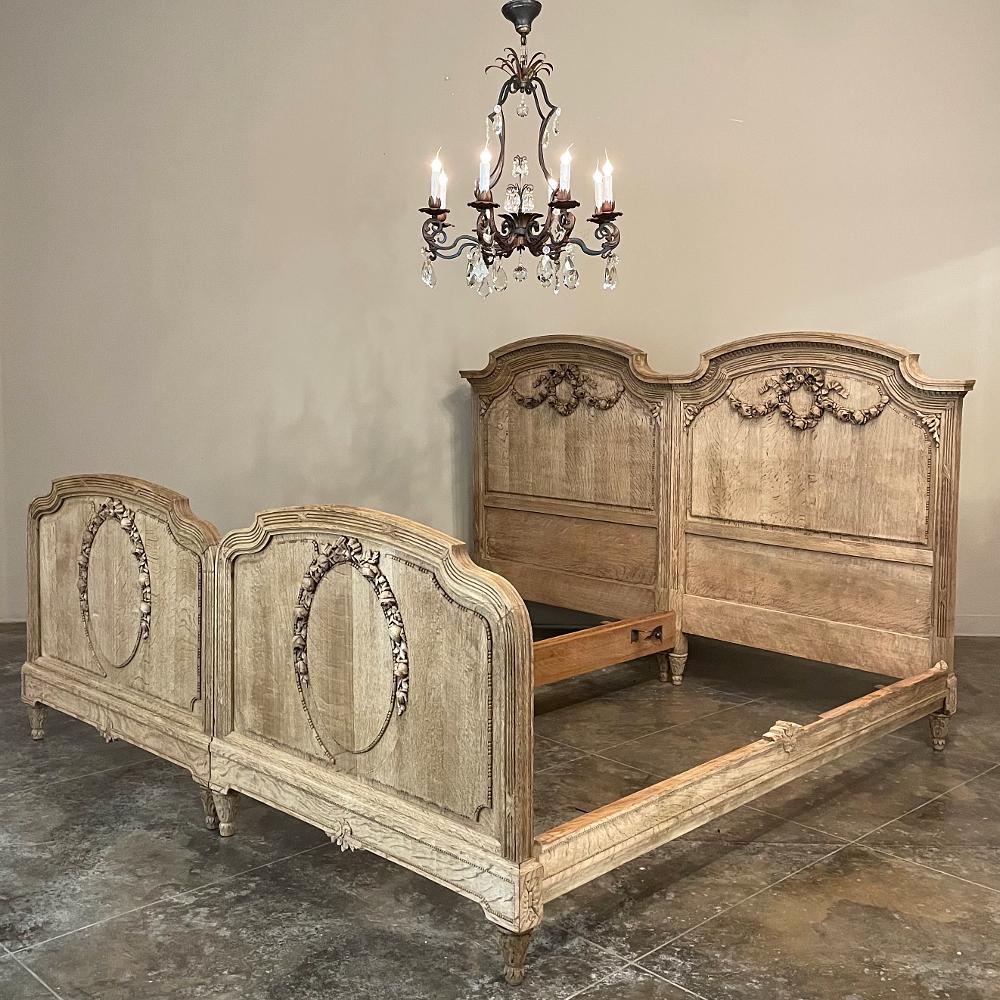 Pair 19th Century French Louis XVI Beds That Join Together For Sale at ...
