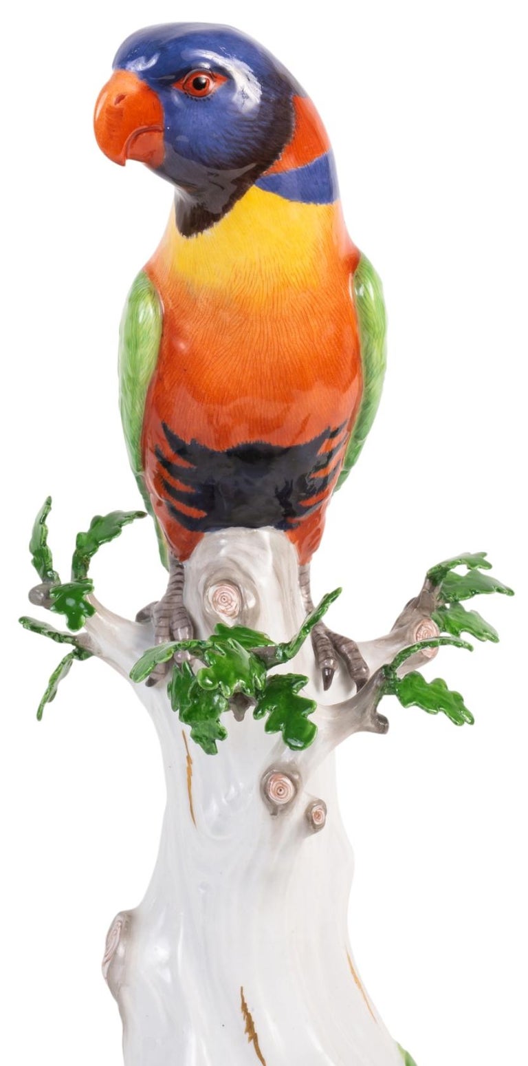 Pair of 19th Century Meissen Porcelain Parrots at 1stDibs | meissen ...