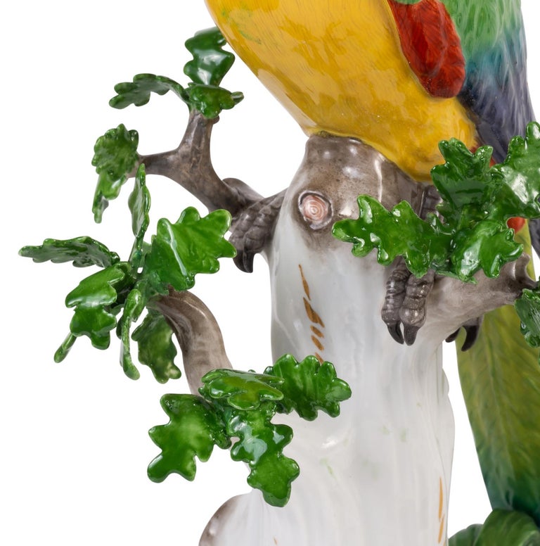 Pair of 19th Century Meissen Porcelain Parrots at 1stDibs | meissen ...