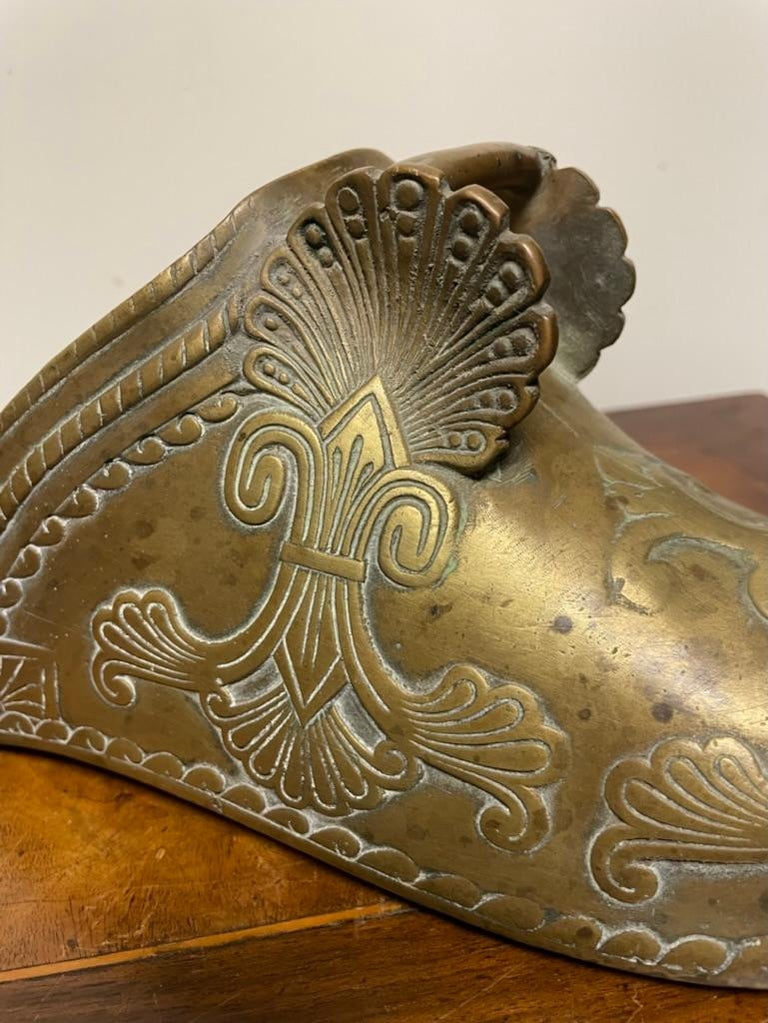 Pair 19th Century Spanish Colonial Brass Slipper Stirrups For Sale at ...