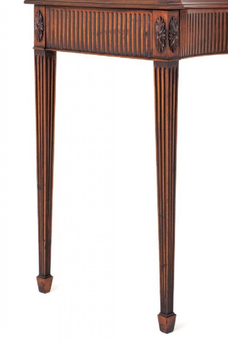 Pair Adams Console Tables Mahogany For Sale at 1stDibs