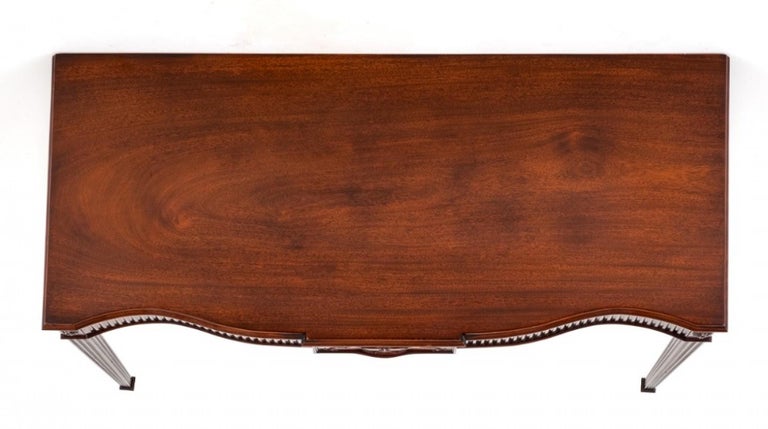 Pair Adams Console Tables Mahogany For Sale at 1stDibs