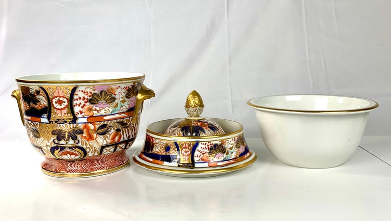 Pair Admiral Nelson Pattern Porcelain Ice Pails England Circa 1810 by ...