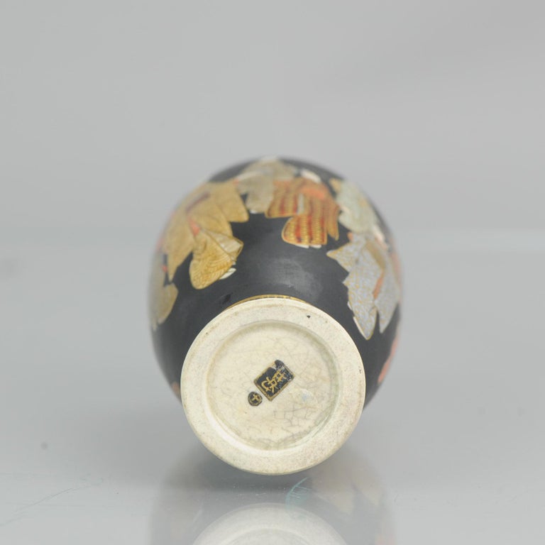 Pair of Antique Japanese Satsuma Vase Japanese Satsuma Ware Lovely ...