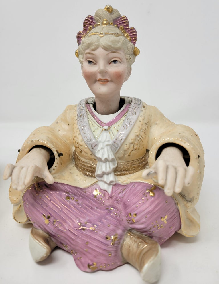 Pair of Antique Bisque "Nodders", Circa 1900-1910 For Sale at 1stDibs