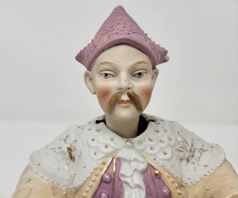 Pair of Antique Bisque "Nodders", Circa 1900-1910 For Sale at 1stDibs